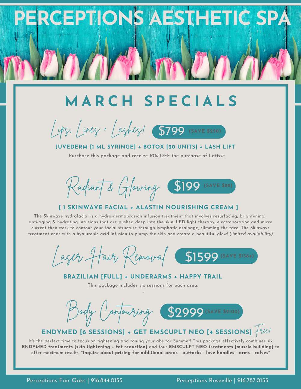 Specials and Offers in Botox, Microneedling, Plasma Pen, Bodysculpting