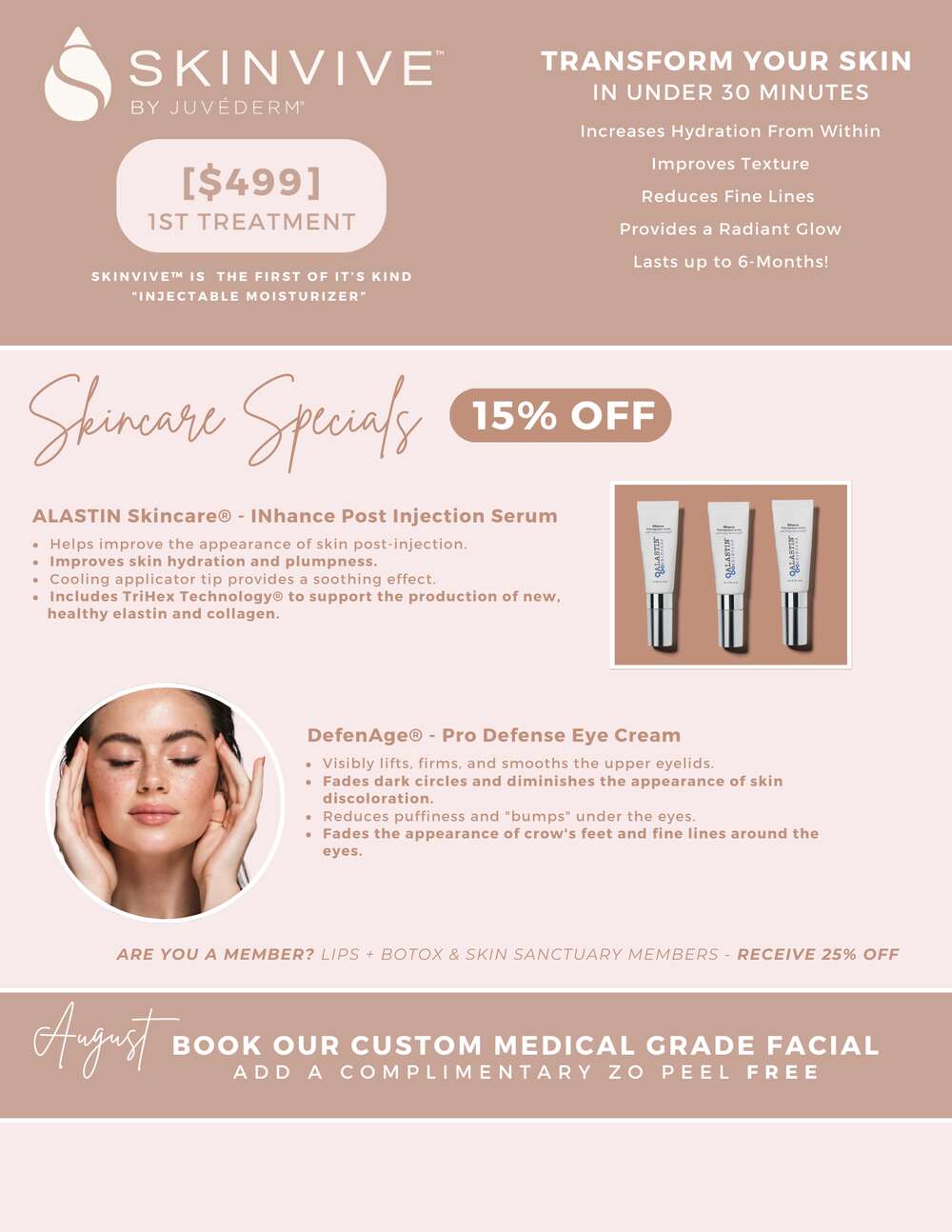 Specials and Offers in Botox, Microneedling, Plasma Pen, Bodysculpting